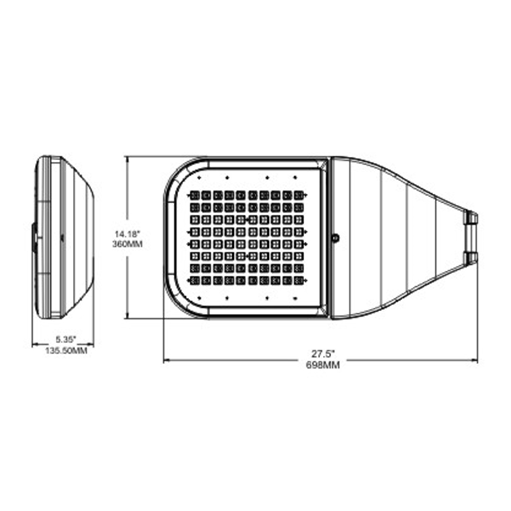 LED Cobra Head Street Light - 100W & 150W | 5000K | Grey Finish (CLS-CBA)